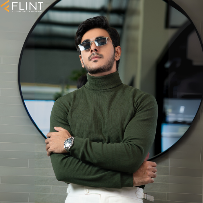 Hi Neck (Bottle Green) – Flint BD